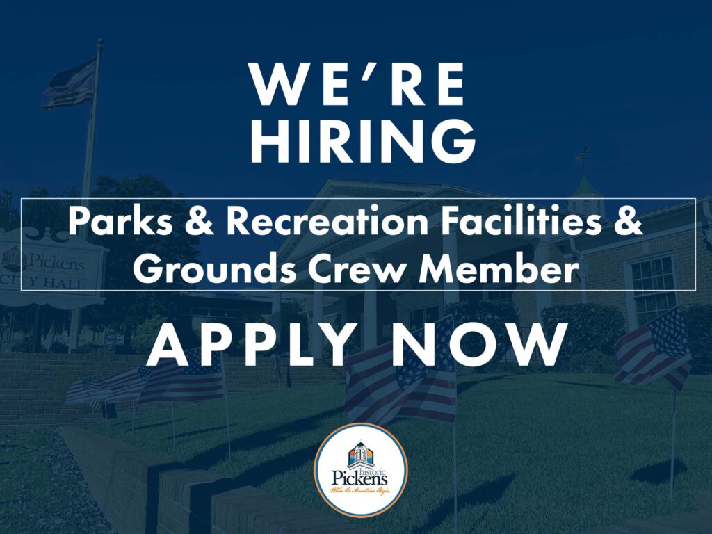 Job Openings – City of Pickens, South Carolina