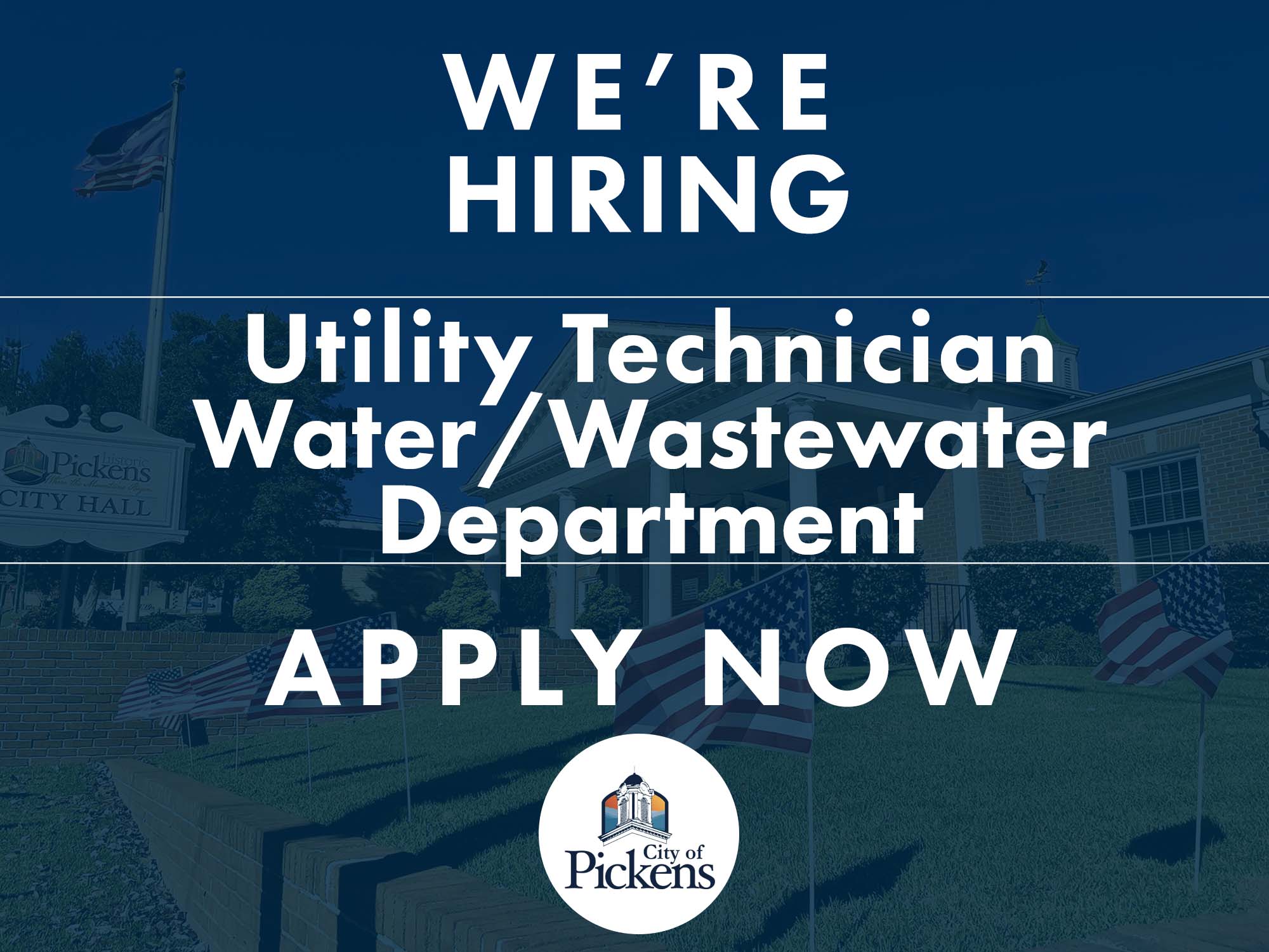 Job Openings – City of Pickens, South Carolina